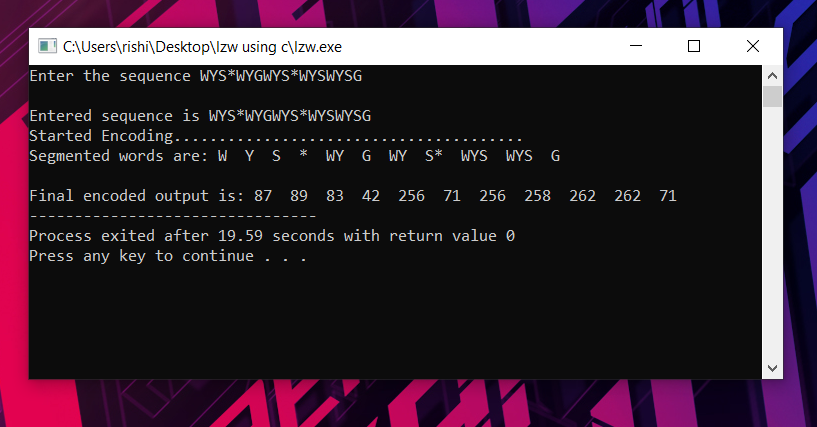 GitHub - RishiKetuChand/Lempel-Ziv-Welch_using_C: LZW_compression in C