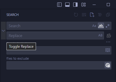 Search Toggle Replace expanded · Issue #189546 · microsoft/vscode · GitHub