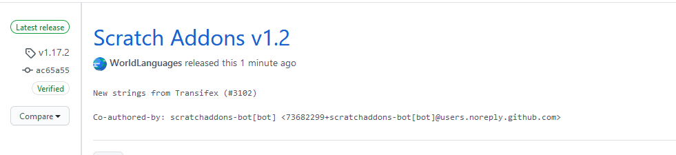 v1.2? 😄 · ScratchAddons ScratchAddons · Discussion #3113 · GitHub