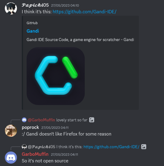 Open project in Gandi IDE button · Issue #6702 · ScratchAddons/ScratchAddons · GitHub