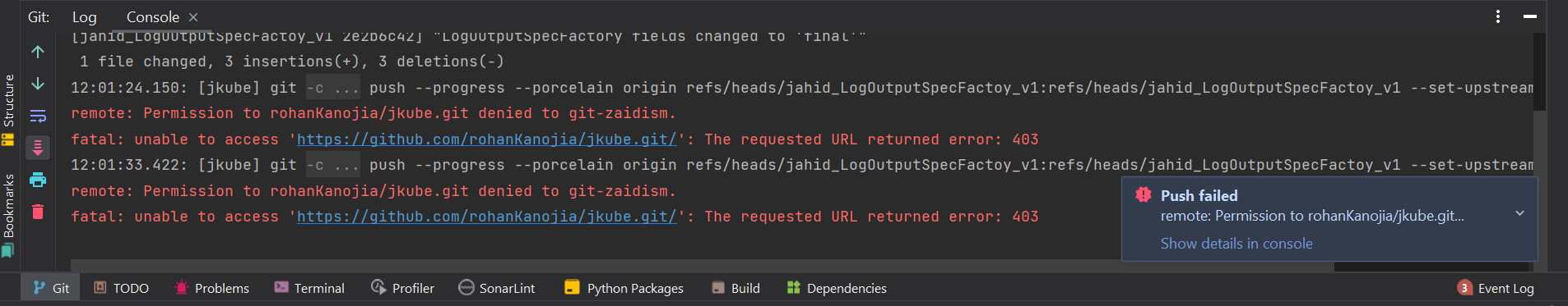 [hacktoberfest] Logoutputspecfactory Fields May Be Final · Issue 1833 · Eclipse Jkube Jkube