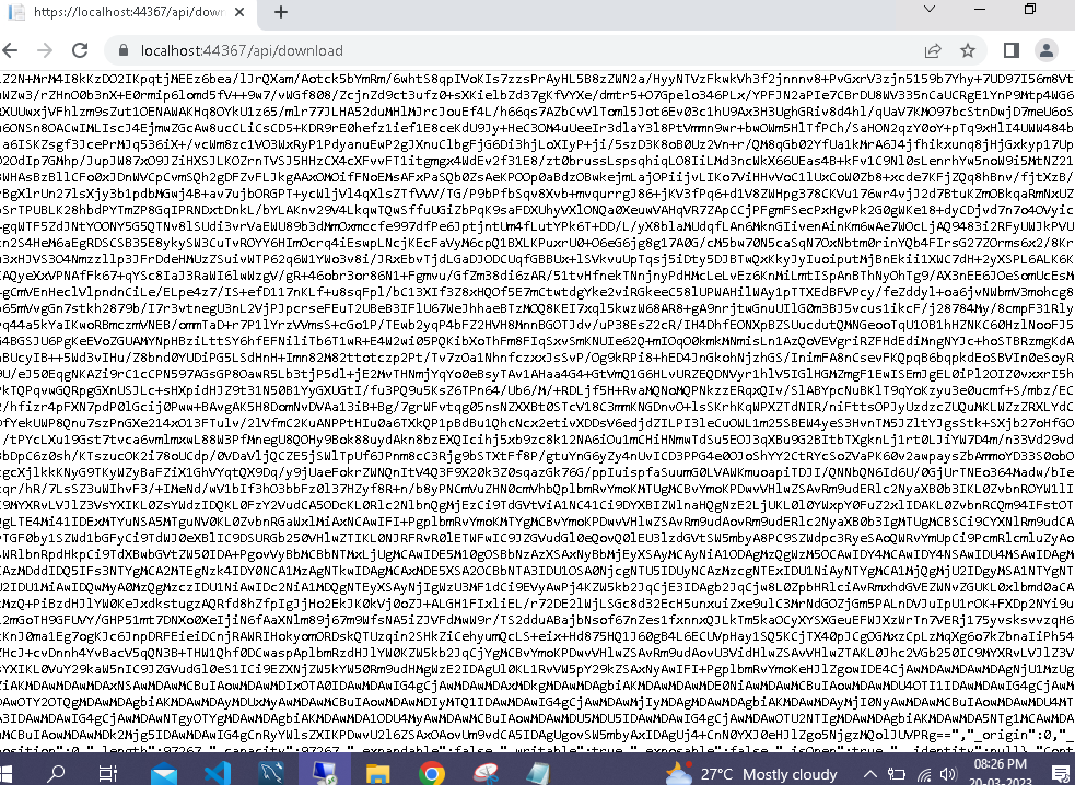QuestPDF:Is there any example how to code in web api? I'm getting enocoded output · Issue #524 ...