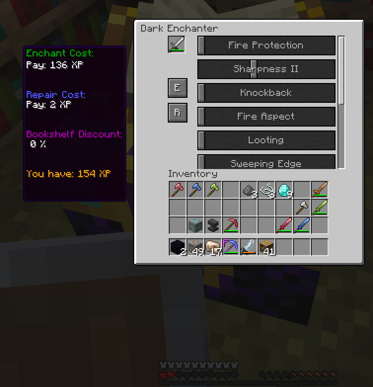 Dark encanter ignores /experience commnad - Dark Enchanting issues ...