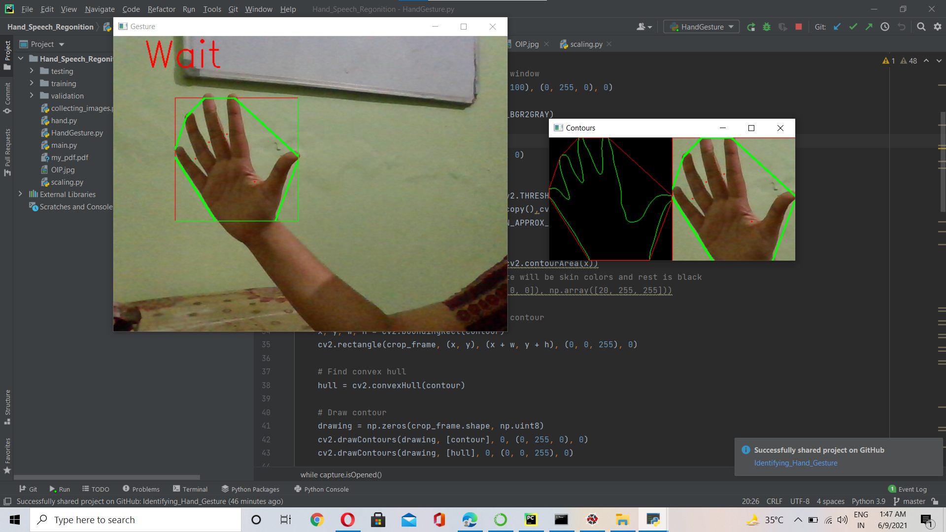 GitHub - annanya-mathur/Identifying_Hand_Gesture
