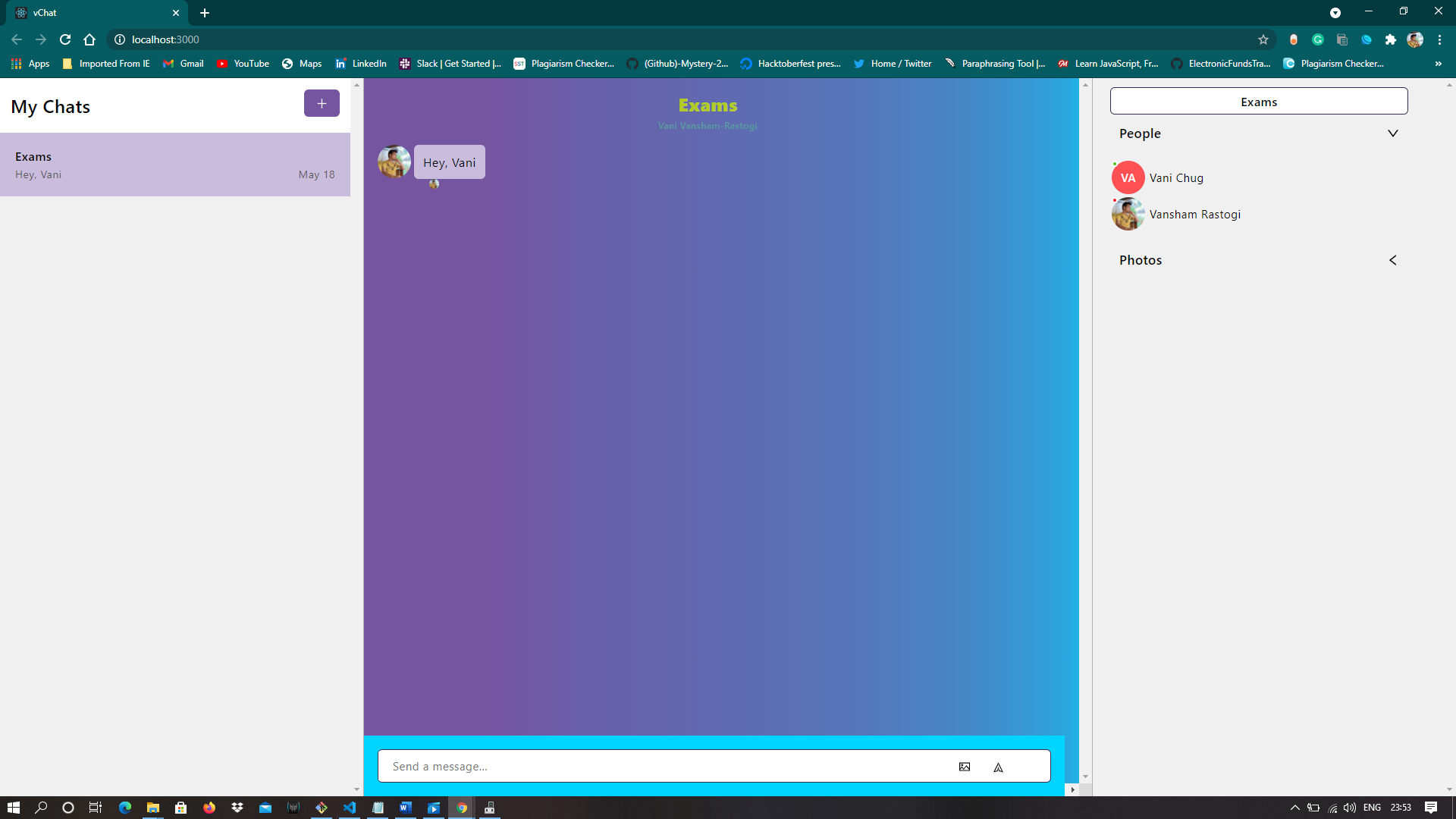 GitHub - Mystery-2-Dev/vChat: Realtime Chat application
