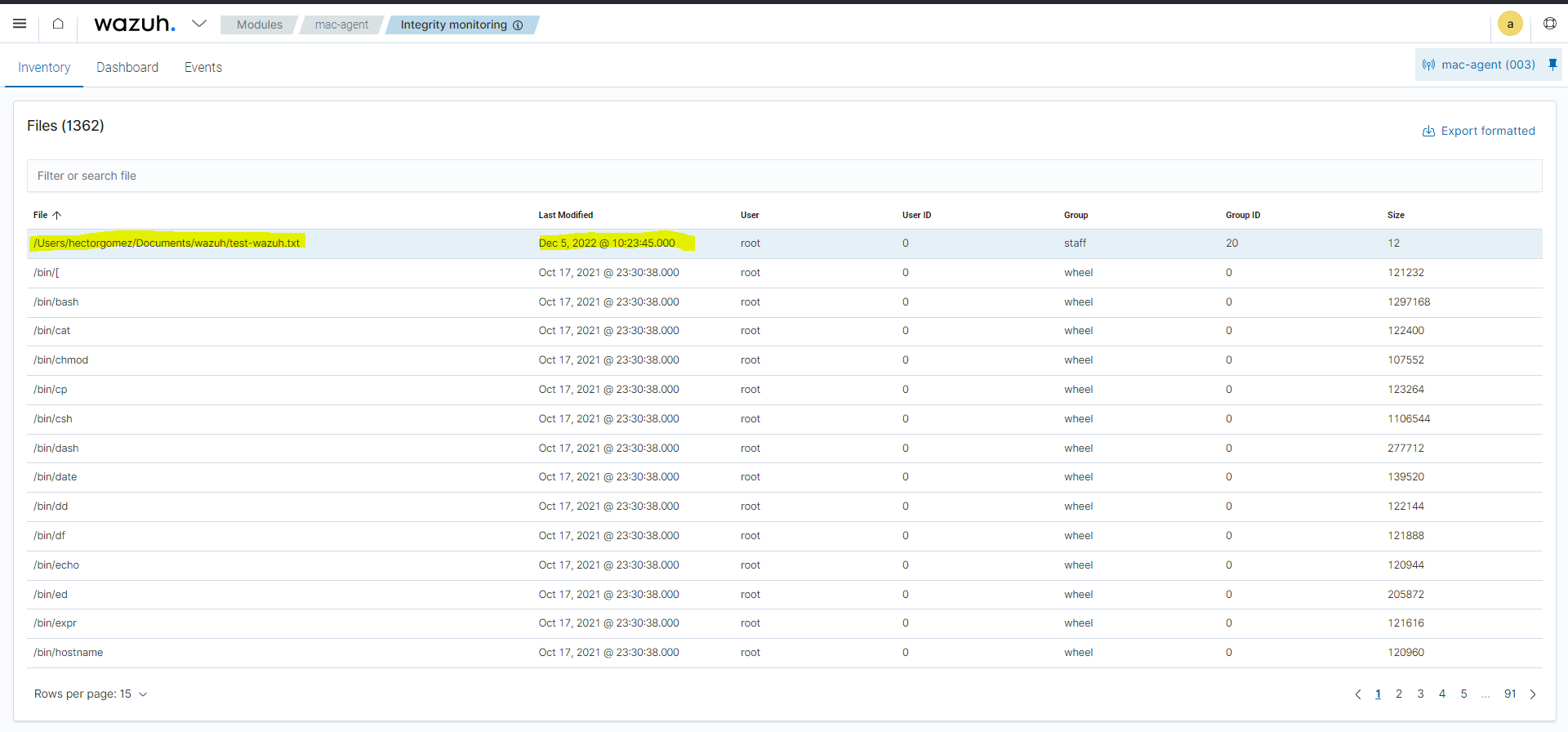Release 4 4 0 Alpha 1 E2e Ux Tests File Integrity Monitoring · Issue 15553 · Wazuh Wazuh