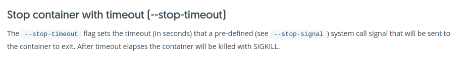 --stop-timeout is not working · Issue #38121 · moby/moby · GitHub