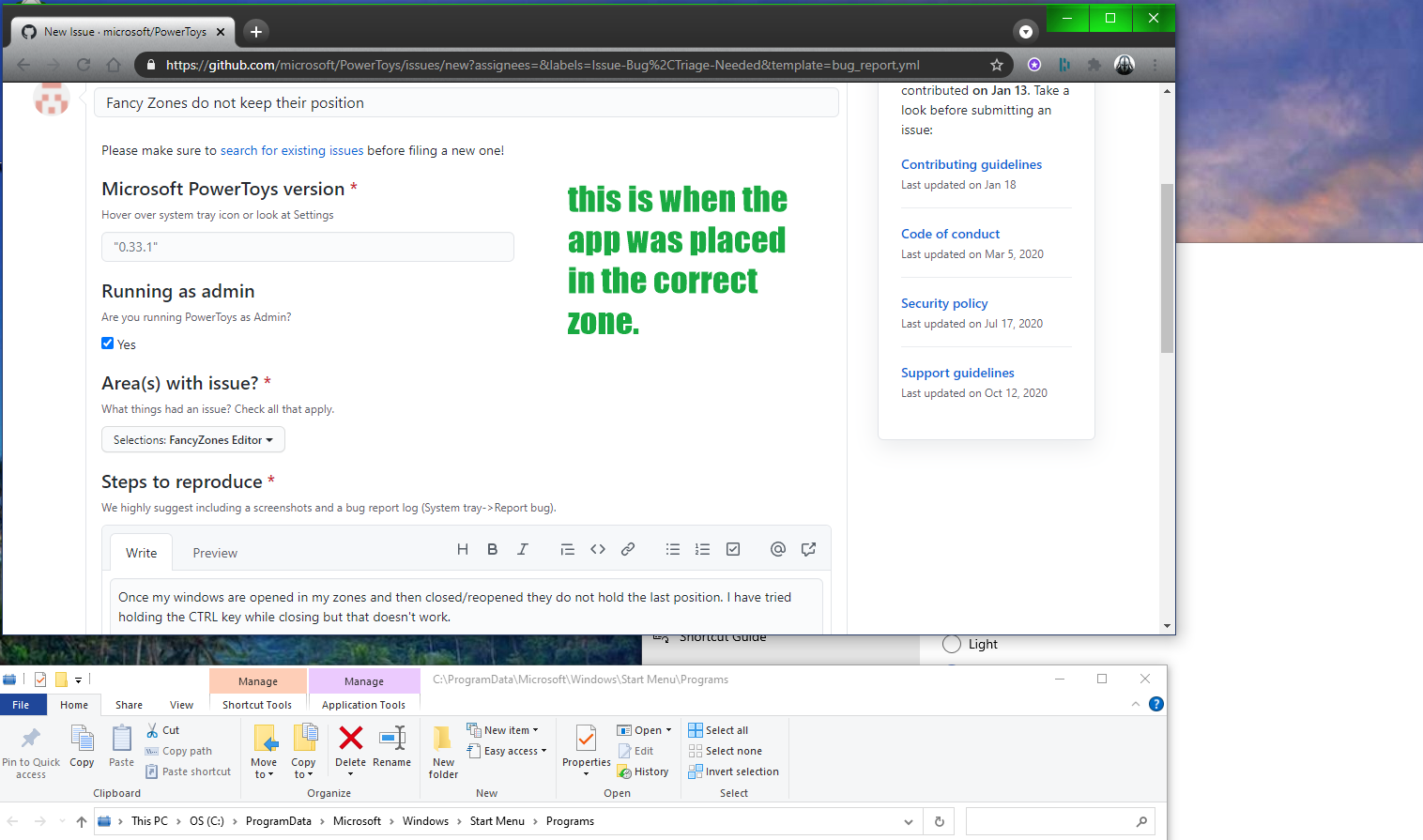 Fancy Zones do not keep their position · Issue #10859 · microsoft ...