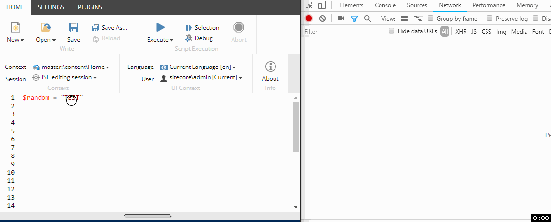 Redundant requests to the server · Issue #1065 · SitecorePowerShell/Console · GitHub