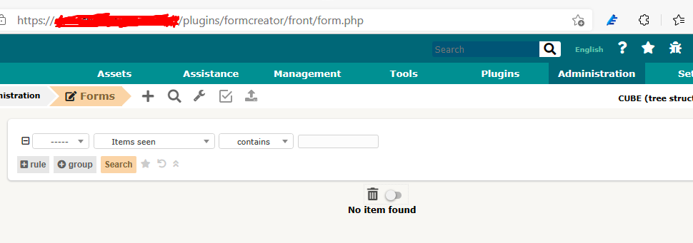 Issue link menu with the front form · Issue #2379 · pluginsGLPI/formcreator · GitHub
