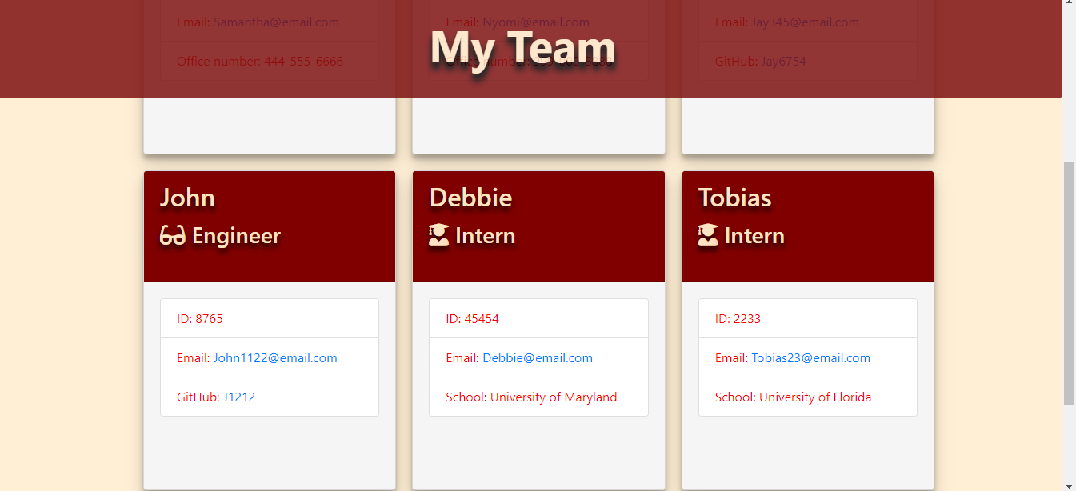 GitHub - Samanthafoster17/TeamProfileGenerator