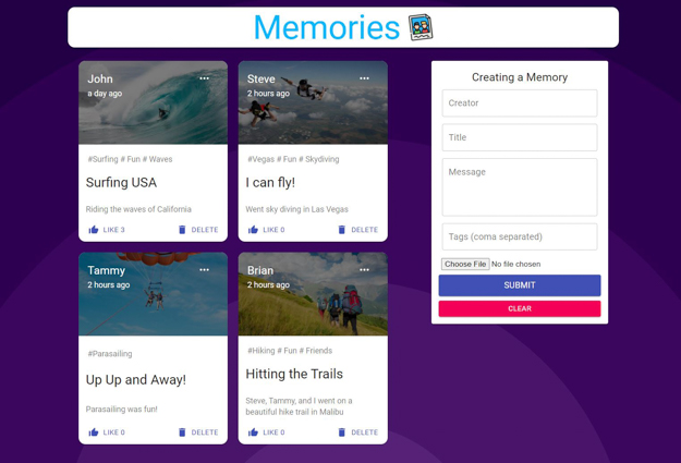GitHub - tkimdev/memories-app