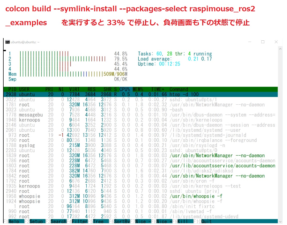 Raspberry Pi 3Bでcolcon build時にフリーズする · Issue #23 · rt-net/raspimouse ...