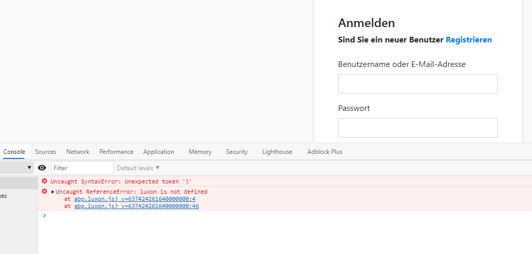Blazor Basic Theme - Script error · Issue #6707 · abpframework/abp · GitHub