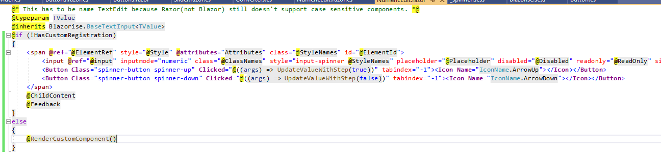 NumericEdit with steps button · Issue #1733 · Megabit/Blazorise · GitHub