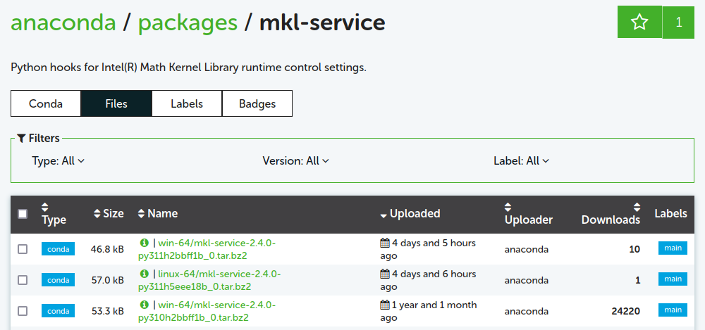 Numpy On Python311 For Osx Requires Openblas Instead Of Mkl · Issue 13157 · Continuumio