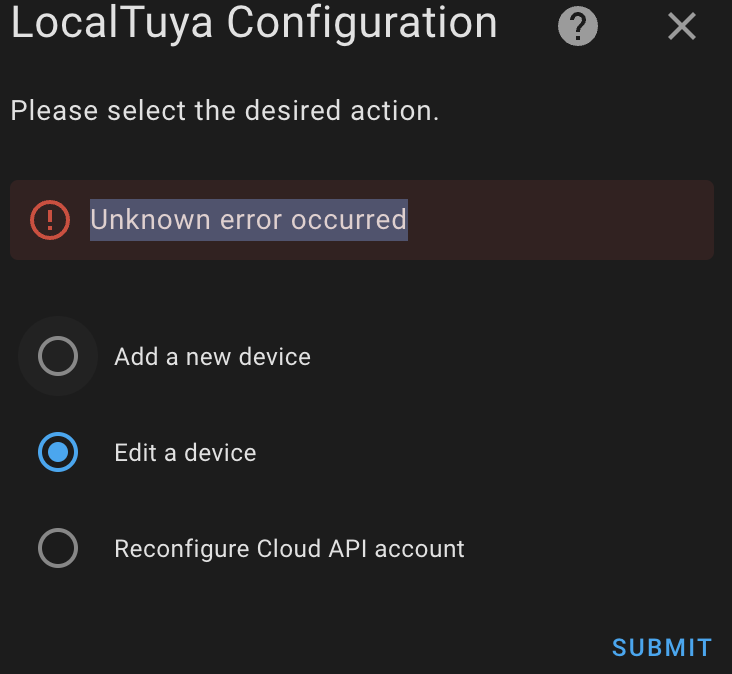 Adding a device with the same id with an existing one results to the integration failing to add ...