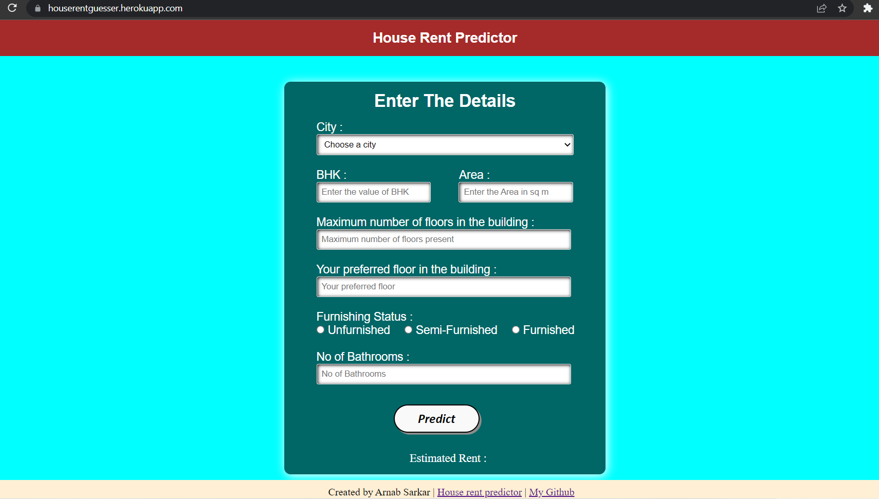 GitHub - Arnab14999/House-rent-predictor: https://houserentguesser ...