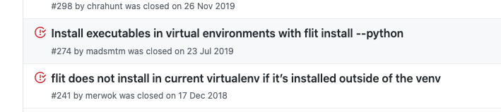 Following the README for dev setup installs a lot of packages outside your venv · Issue #17 ...