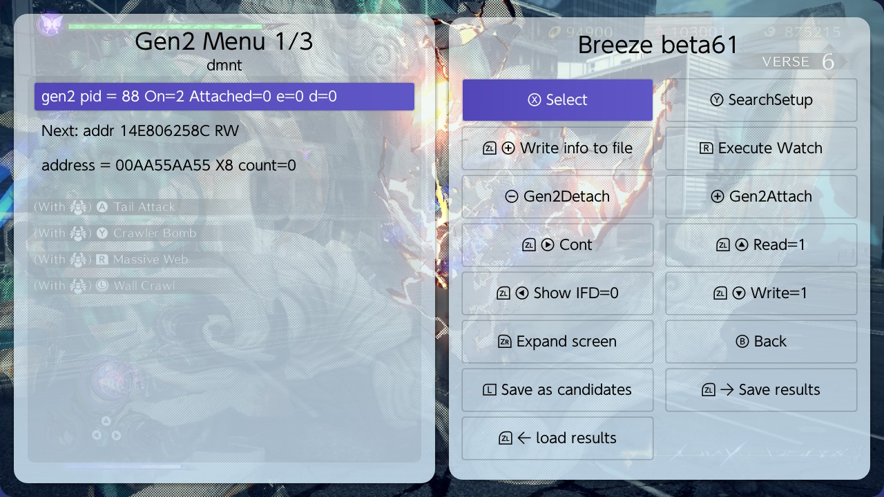 MyNXCheats/cheats/Bayonetta 3/readme.md at main · tomvita/MyNXCheats · GitHub