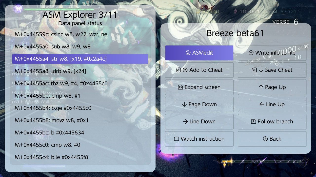 MyNXCheats/cheats/Bayonetta 3/readme.md at main · tomvita/MyNXCheats · GitHub
