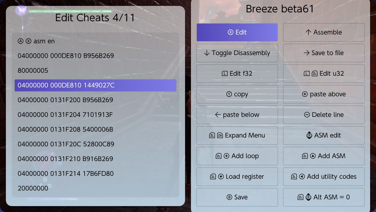MyNXCheats/cheats/Bayonetta 3/readme.md at main · tomvita/MyNXCheats · GitHub