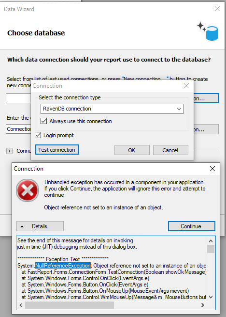 How to setup a RavenDB connection in FastReport Designer Community Edition? · Issue #442 ...