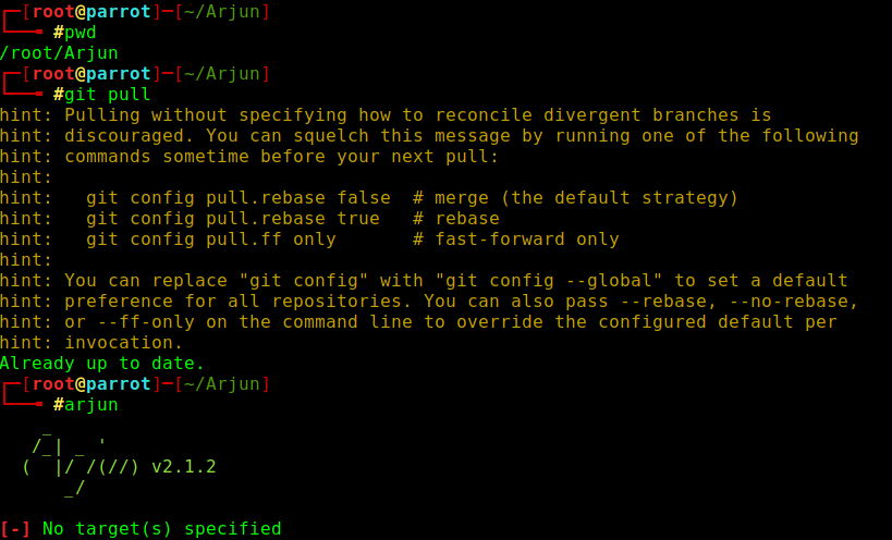 after update it shows older version · Issue #146 · s0md3v/Arjun · GitHub