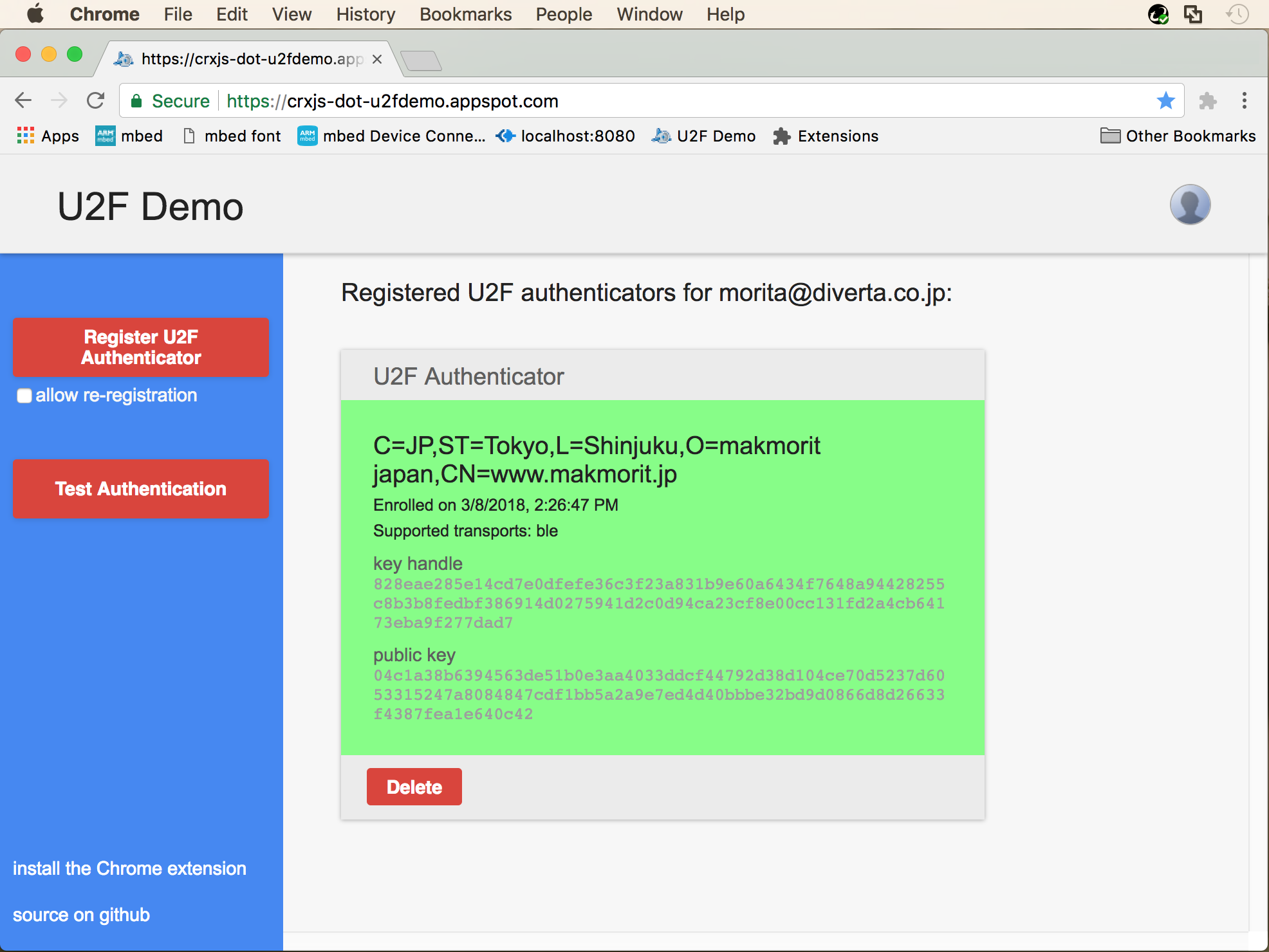 [障害・解決済] OpenSSL未導入のmacOSで、U2F管理ツール起動時にクラッシュ · Issue #20 · diverta/onecard-fido · GitHub