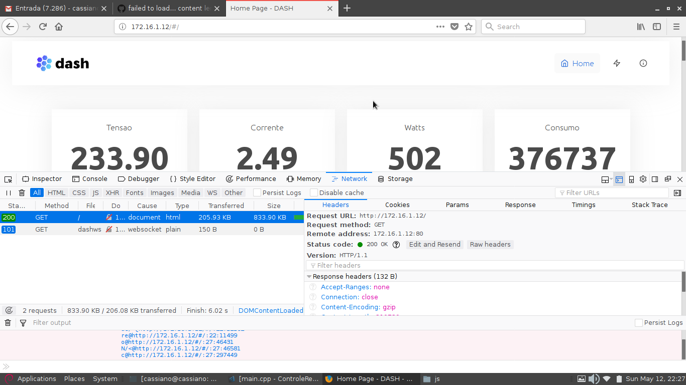 failed to load... content lenght mismatch · Issue #30 · ayushsharma82/ESP-DASH · GitHub