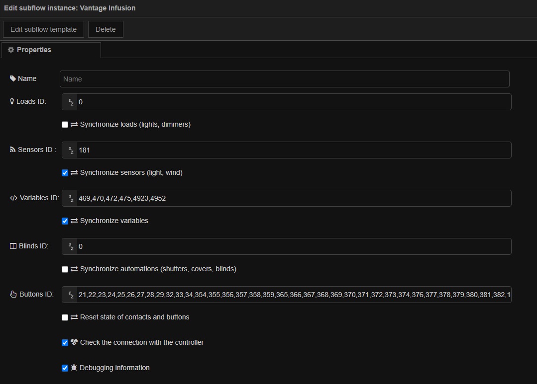 GitHub - brn78/Node-red-Vantage-Infusion: Decodifica gli eventi di Vantage Infusion Controller e ...
