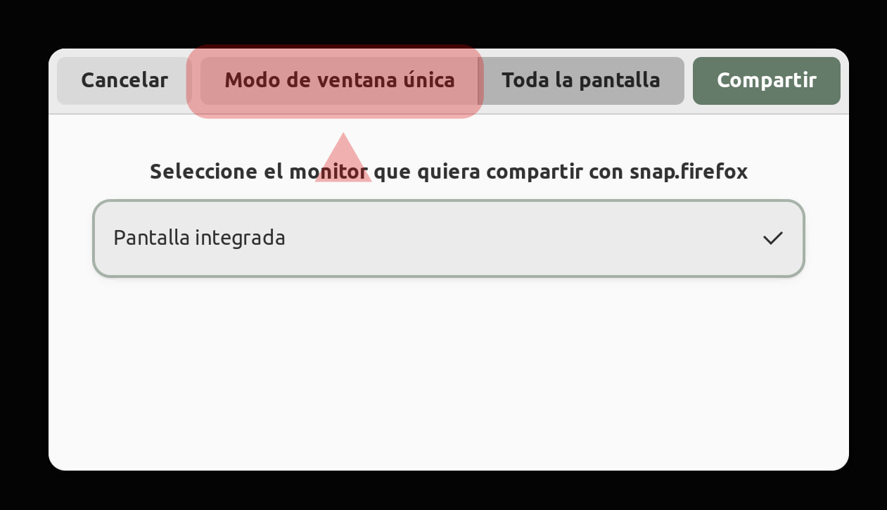 Screen sharing without options (Ubuntu/Wayland) · Issue #25674 · telegramdesktop/tdesktop · GitHub