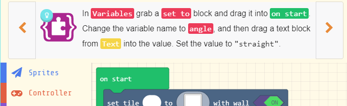 Resizing windows fails to display More button for tutorial instructions in MakeCode Arcade using ...