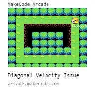 Velocity of sprite is reduced incorrectly for constrained movement on ...