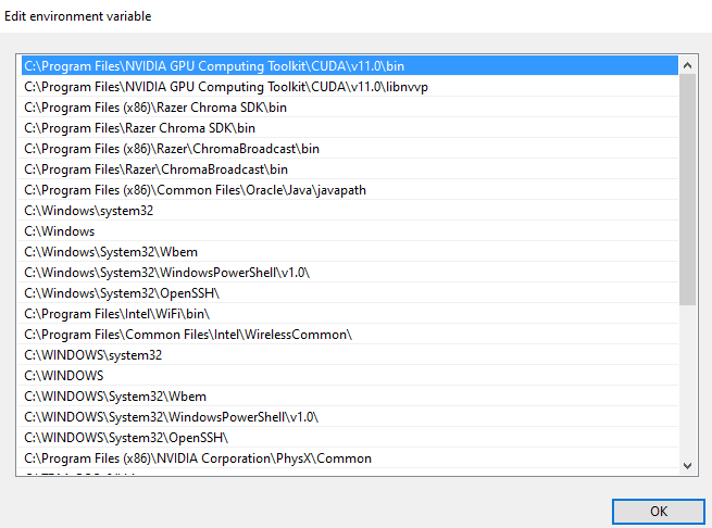 W tensorflow/stream_executor/platform/default/dso_loader.cc:59] Could not load dynamic library ...