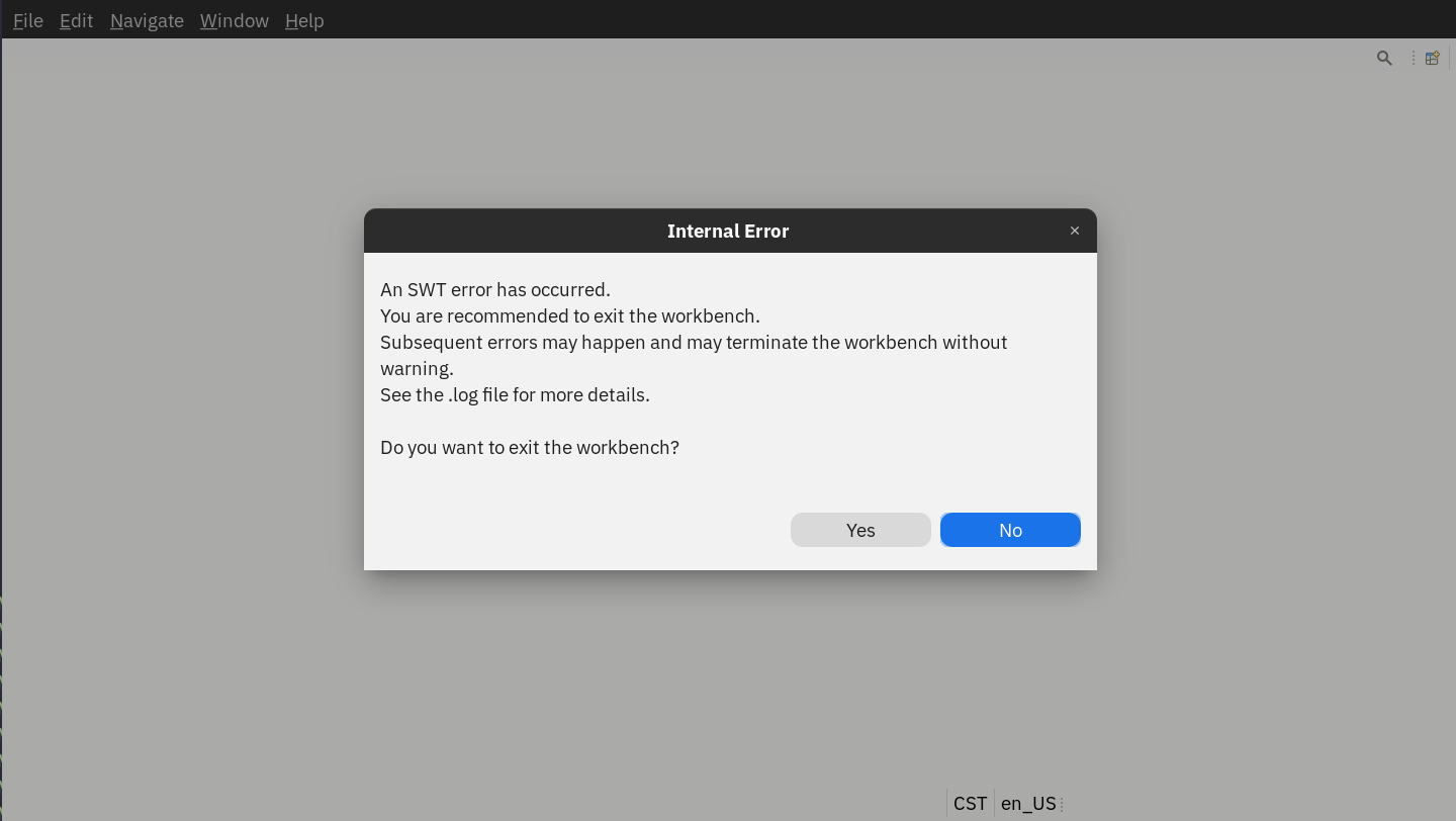 Linux version failed to start - Event loop exception · dbeaver · Discussion #18473 · GitHub
