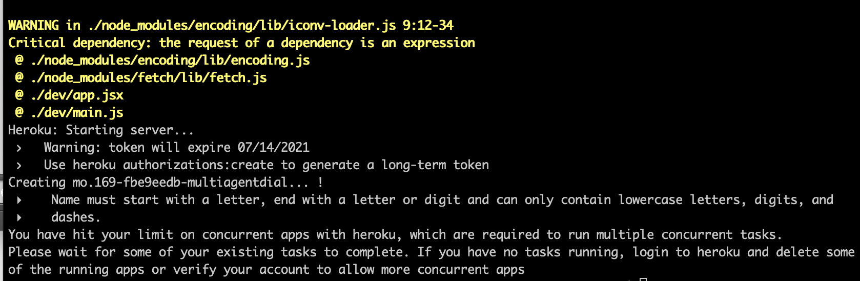 Heroku/Turk error · Issue #2858 · facebookresearch/ParlAI · GitHub