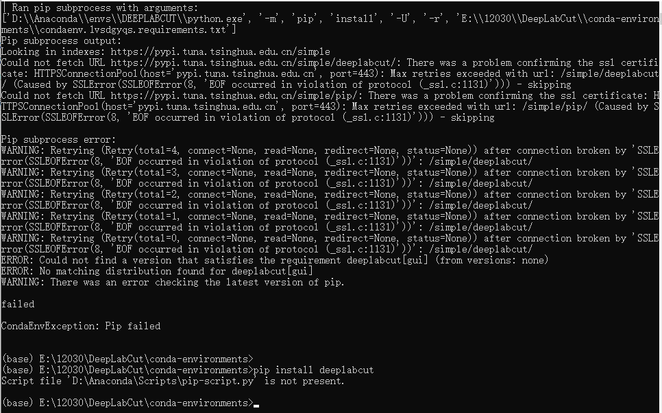 `Script file xxx\pip-script.py is not present` · Issue #1858 · DeepLabCut/DeepLabCut · GitHub