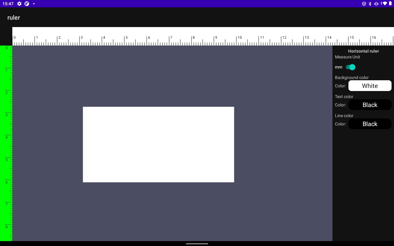 GitHub - Zukka/ruler: Android ruler library