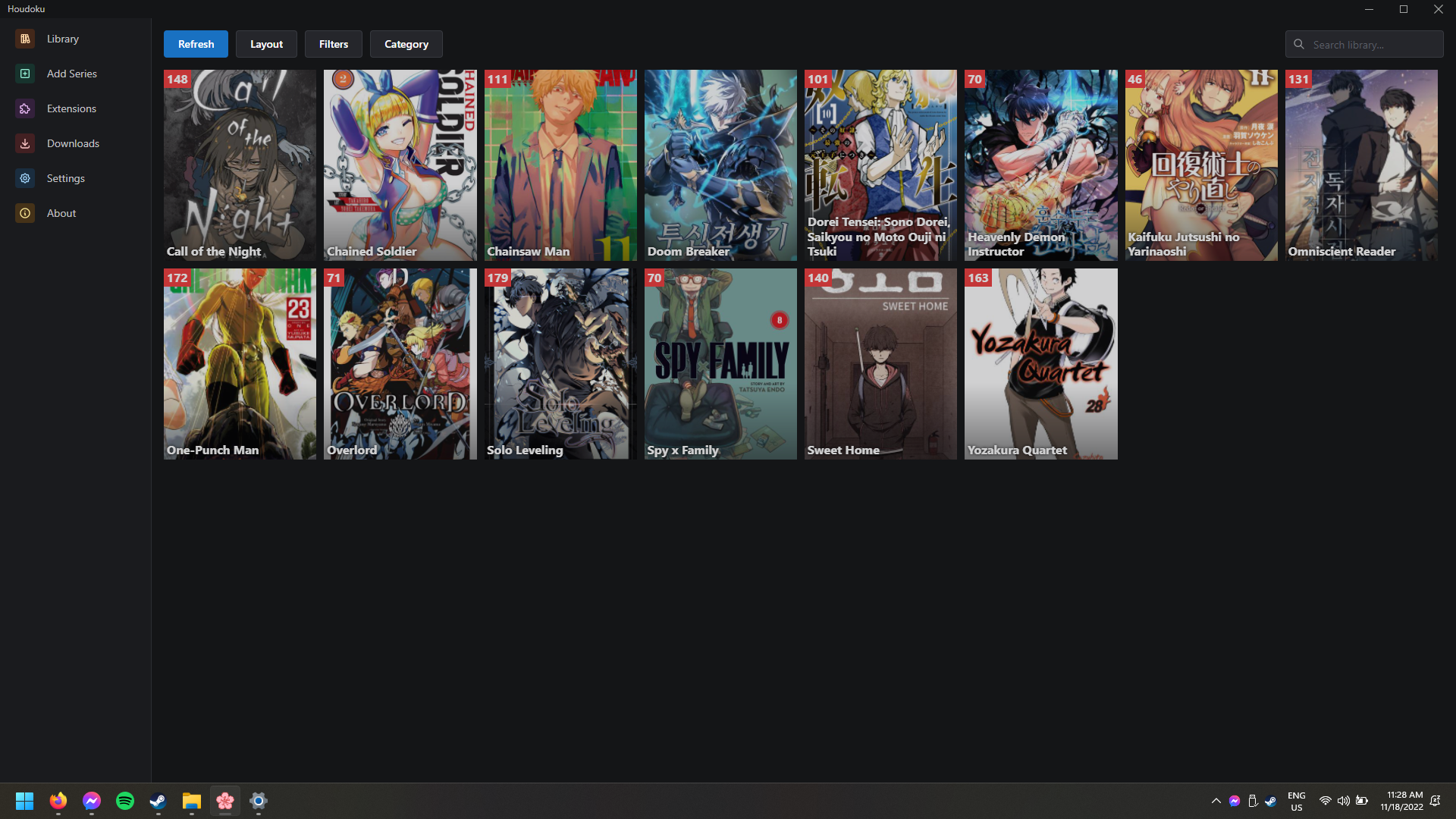 Opening Downloads tab throws out a TypeError · Issue #231 · xgi/houdoku · GitHub
