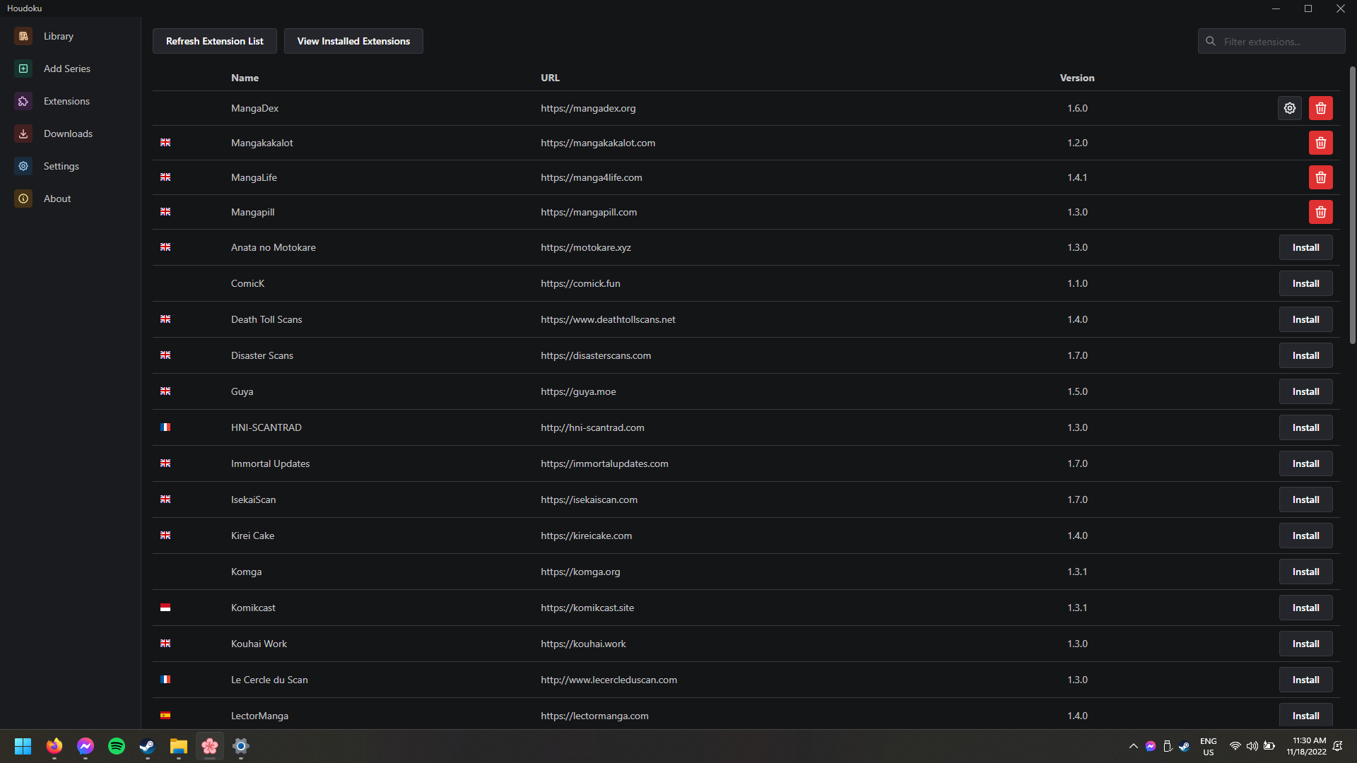 Opening Downloads tab throws out a TypeError · Issue #231 · xgi/houdoku · GitHub