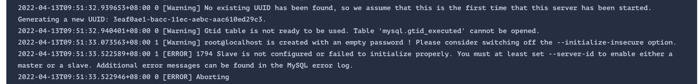 [bug]restore new cluster from s3 object storage in mysql 8.0，mysql container can't start · Issue ...