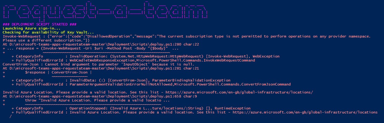 Subscription Type Not Permitted · Issue #271 · OfficeDev/microsoft ...