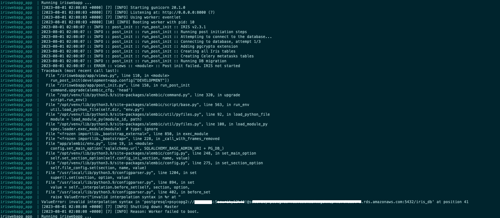 Bug Postgresql Connect Error · Issue 284 · Dfir Irisiris Web · Github 6632