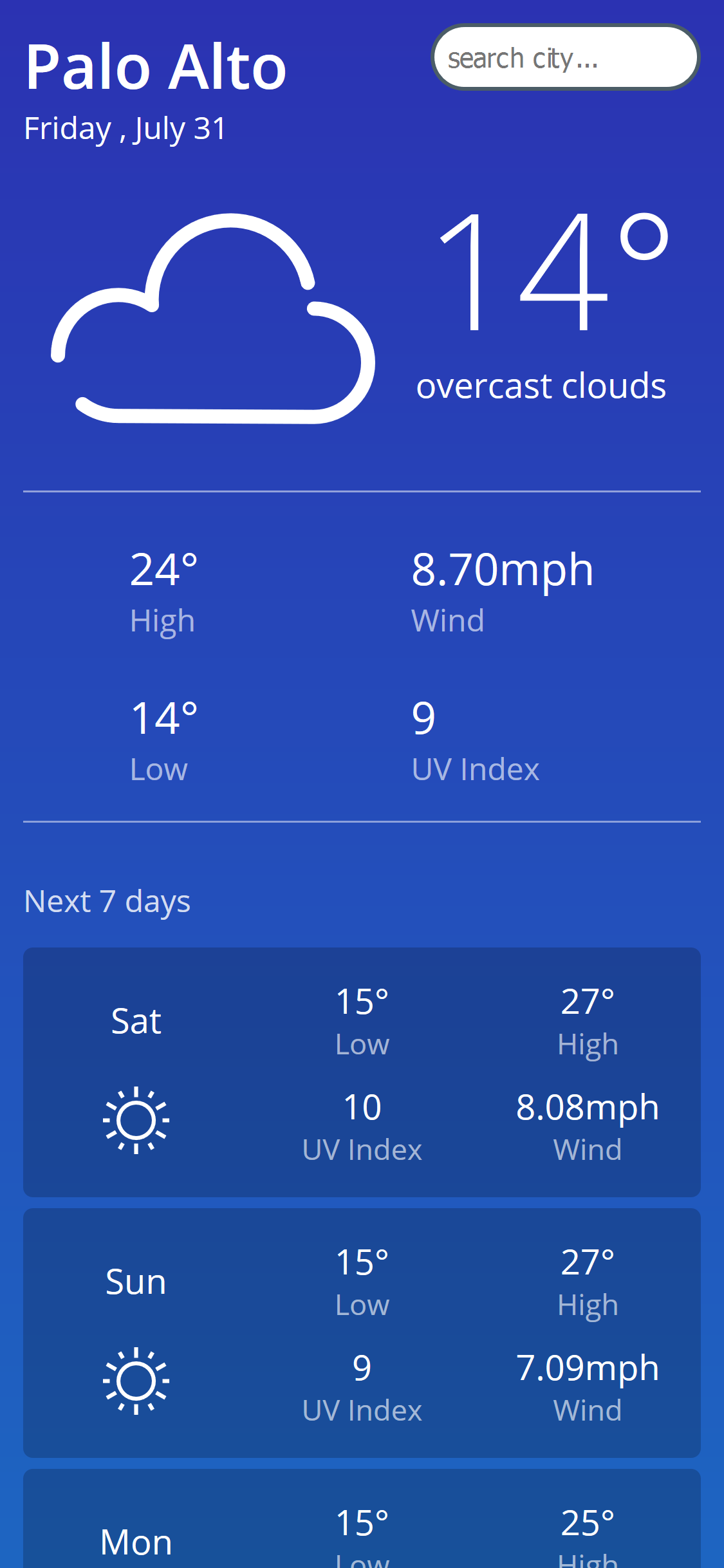 GitHub - SazanDawadi/Weather-Forcasting-Web-App: Dajngo webapp which displays weather forecast