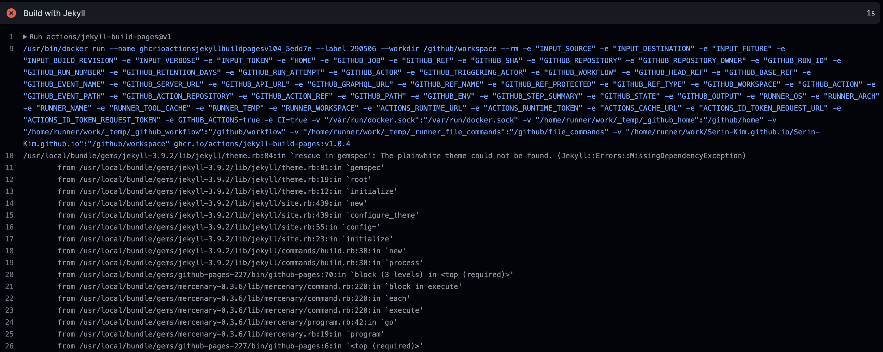 Github 블로그 만들기 Jekyll Theme 적용하는 법 Jekyll Theme Could Not Be Found 오류 Chrome 에서 Jekyll Css