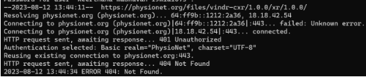 Vin-Dr CXR can't download as zip, can't download using wget · Issue #151 · MIT-LCP/physionet ...
