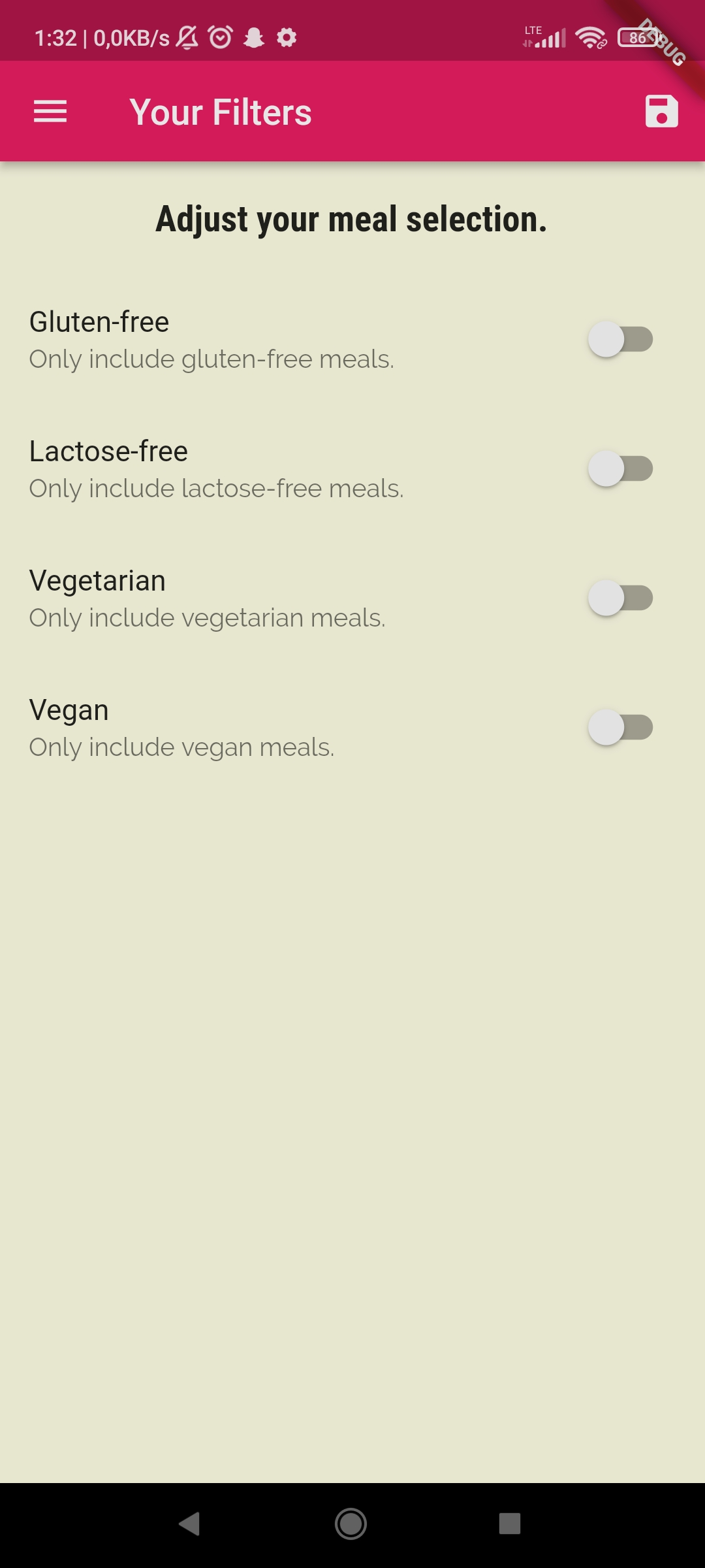GitHub - AdamDybcio/DeliMeals: Simple Flutter Meals App using MaterialPageRoute