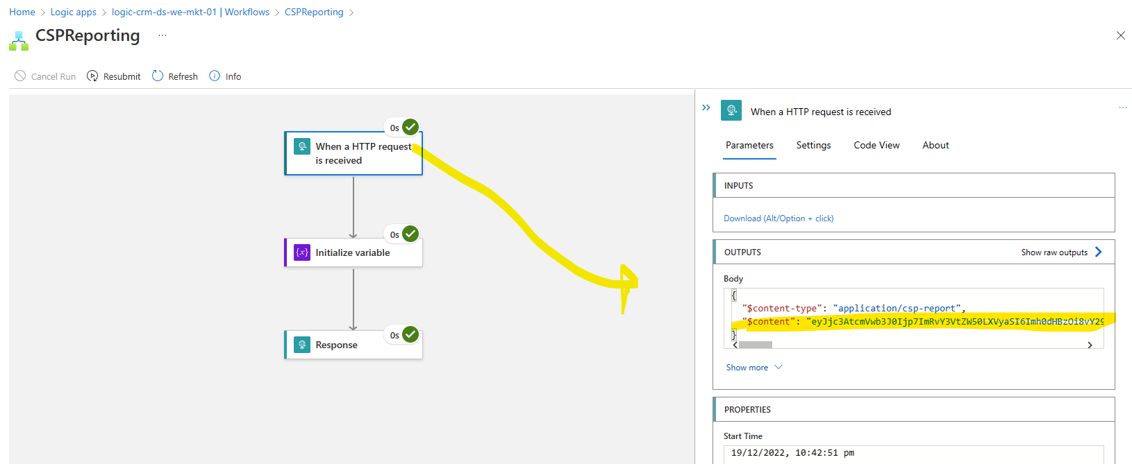 Csp Reporting Endpoint Json Content Is Base64 Encoded But Not Mentioned Or Documented · Issue 