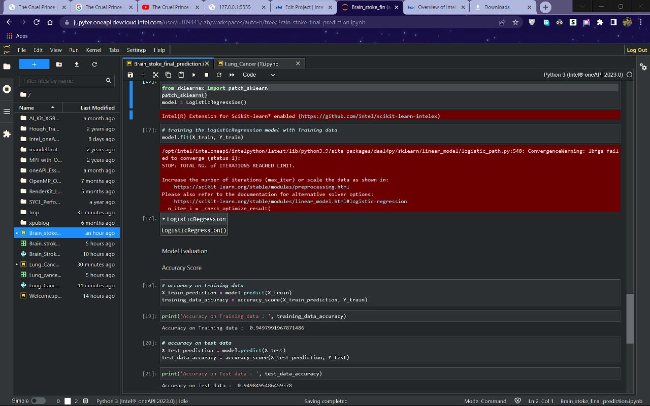 GitHub - Jeyasundar/DC_Cetacenas: A disease prediction system for Intel One API Hackathon